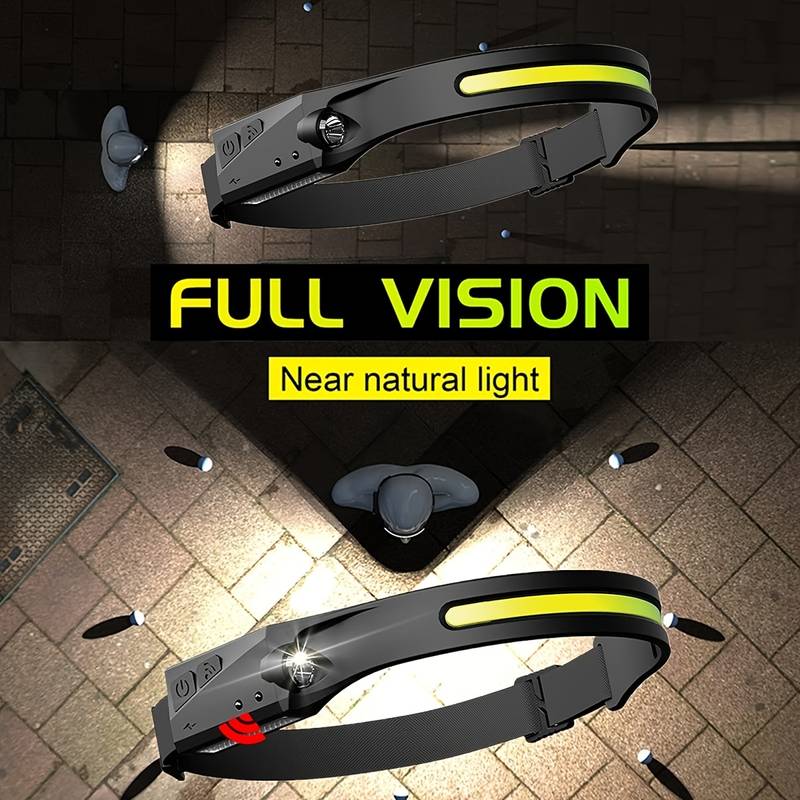 💥HOT SALE🔦Silicone LED Intelligent Induction Headlamp