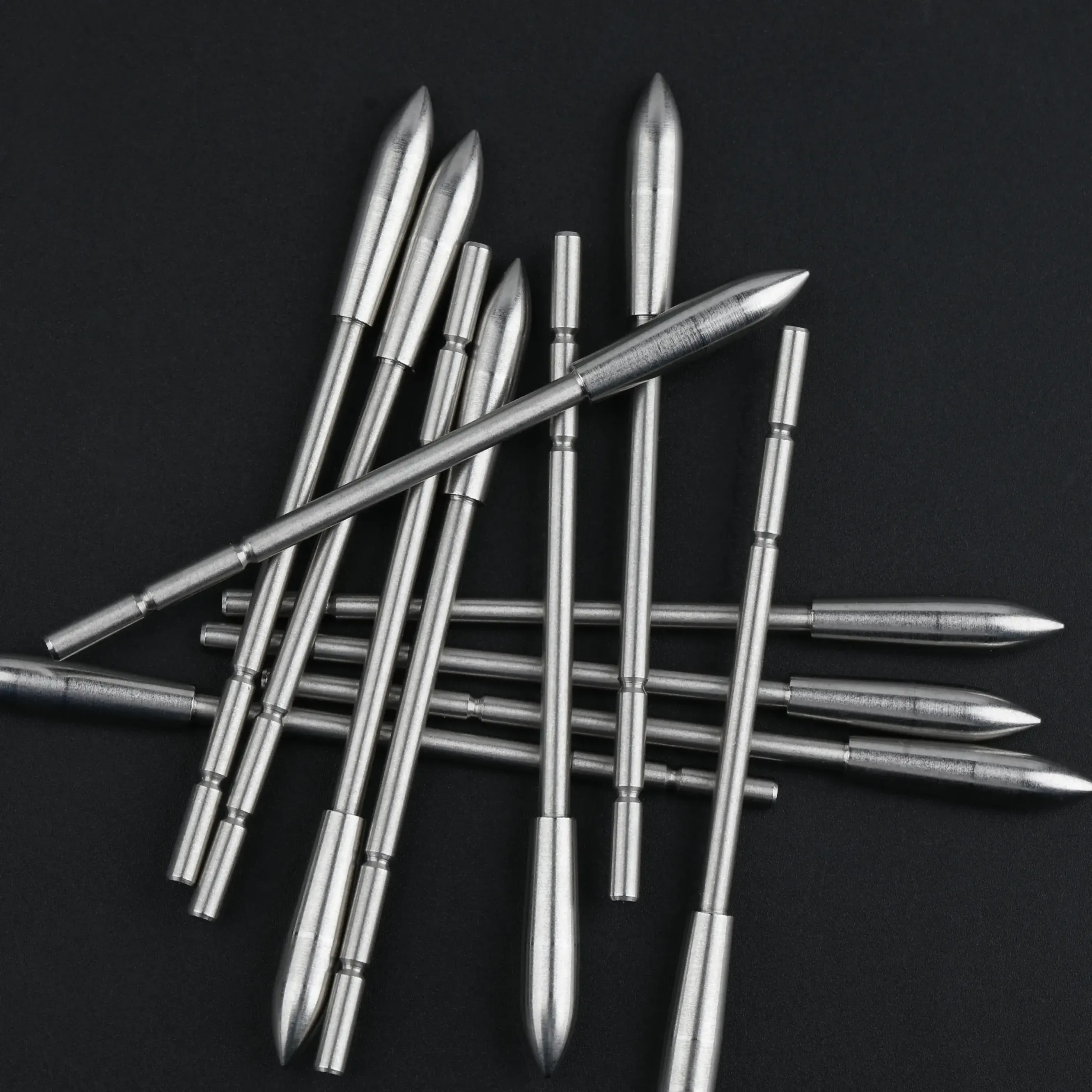 3.2 mm Stainless Steel Break-Off archery target points 80-120 gr.