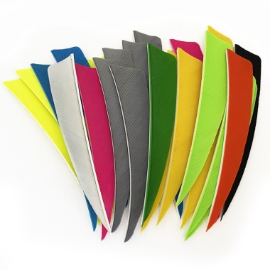 Arrow Feathers Archery 3" 4" 5" Shield Cut Solid Color RW (50 Pack)-CHN ...