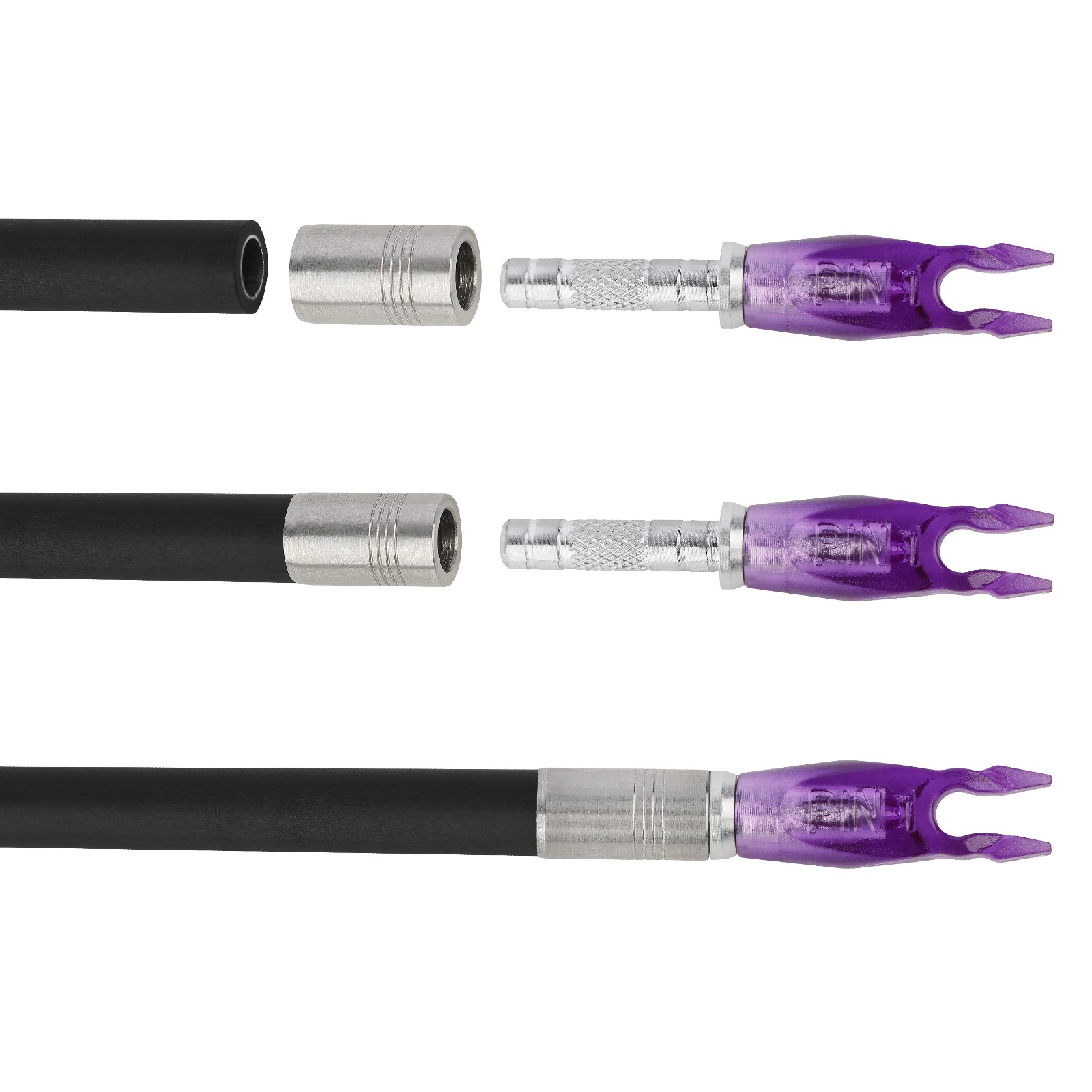 PANDARUS ELITE XT Carbon & Aluminum 3.2 mm Parallel Arrows (12 Pack)