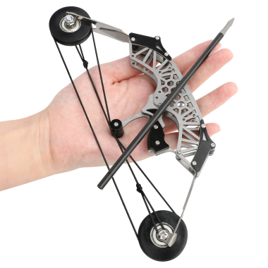 Mini Compound Bow and Arrow Set Miniature Bow Gifts for Archers