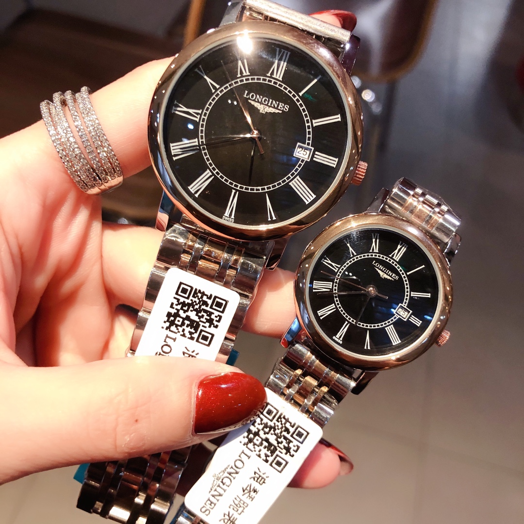 LONGINES ELENGANT COLLECTION Couples Watch Quartz Movement