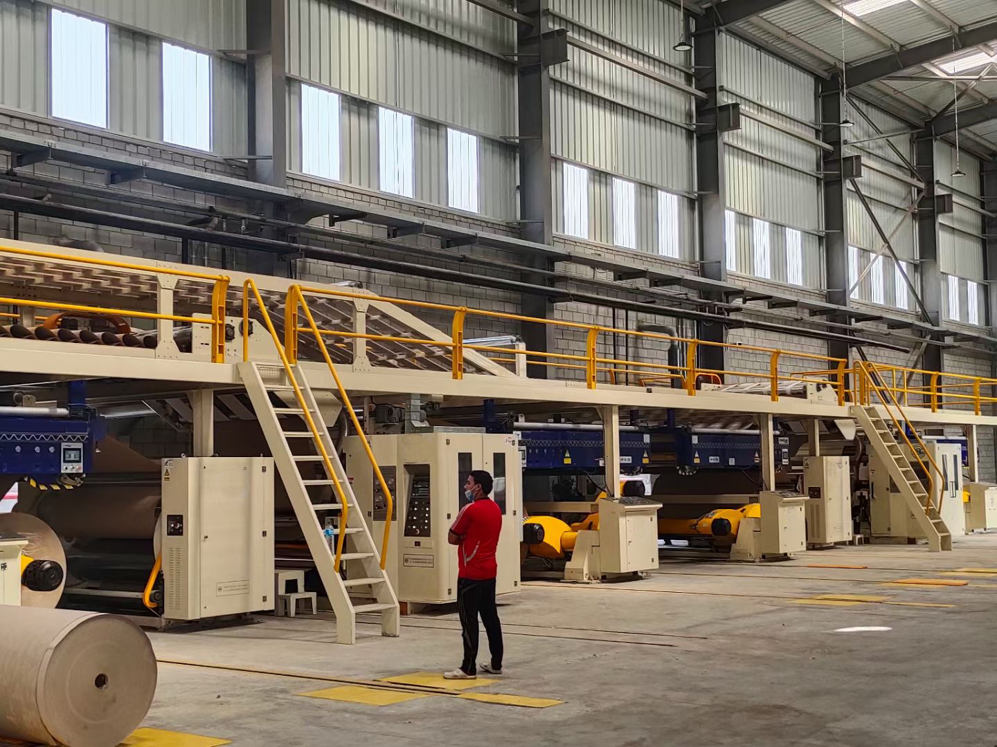 2200mm 5ply Corrugated Board Production Line - MASTER AUTOMATION EQUIPMENT