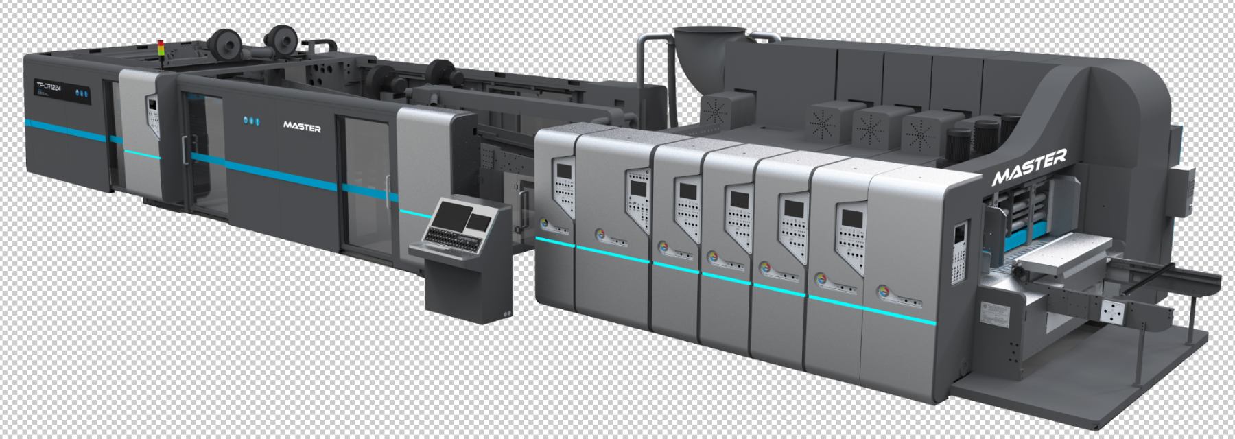 Intelligent High Speed Flexo Folder Gluer | Casemaker | Master FFG