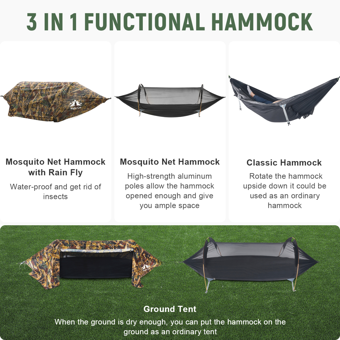 Hanging Tree Tent | Tree Camping Tent | Tree Hammock Tent – Night Cat Store