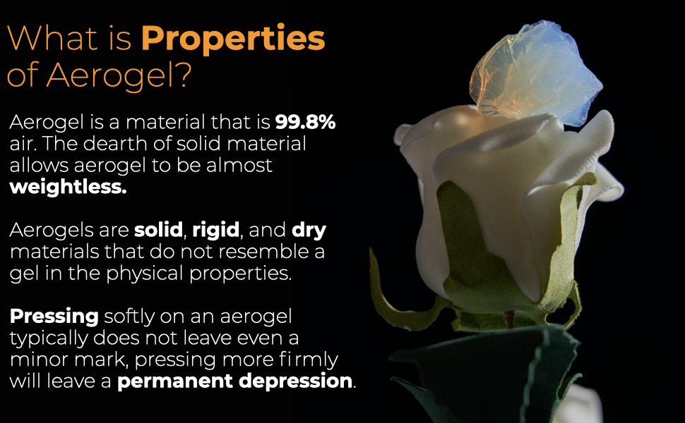 Silica Aerogel Blocks Sample, Frozen Smoke Aerogel Cube