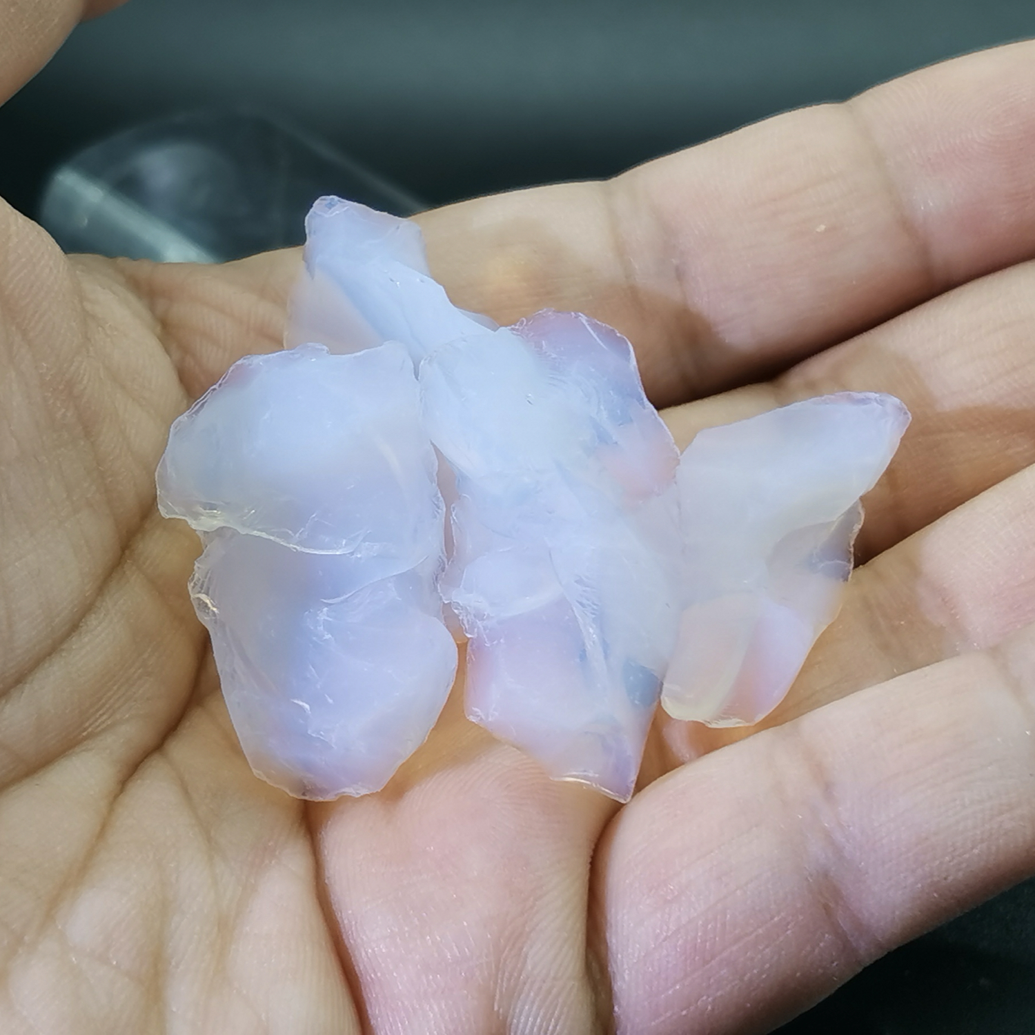 Silica Aerogel Blocks Sample, Frozen Smoke Aerogel Cube