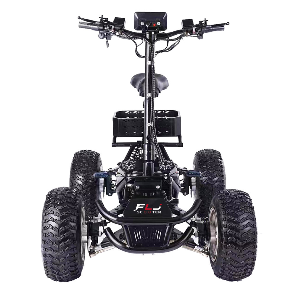 Four Engines 10000W Four-wheel drive Off Road Fat Tire ATV Electric Sc