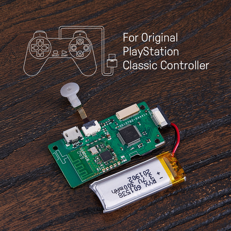 8BitDo Mod Kit for Original PlayStation Classic Controller 8BitDo Mod Kit for Original PlayStation Classic Controller