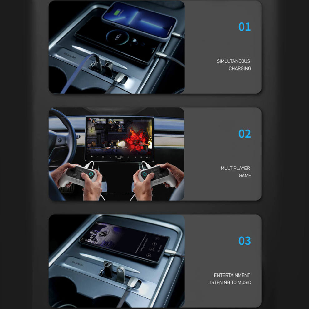 USB HUB for Tesla Model 3/Y Center Console（2021-2022） – TESMAG