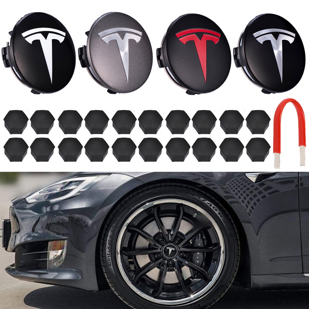 Aero Wheel Cap Kit for Tesla Model S 3 X Y