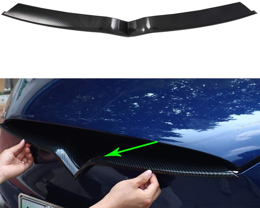 Tesla Grill I For Tesla Model X 2016 - 2019 Carbon Front Center Grille