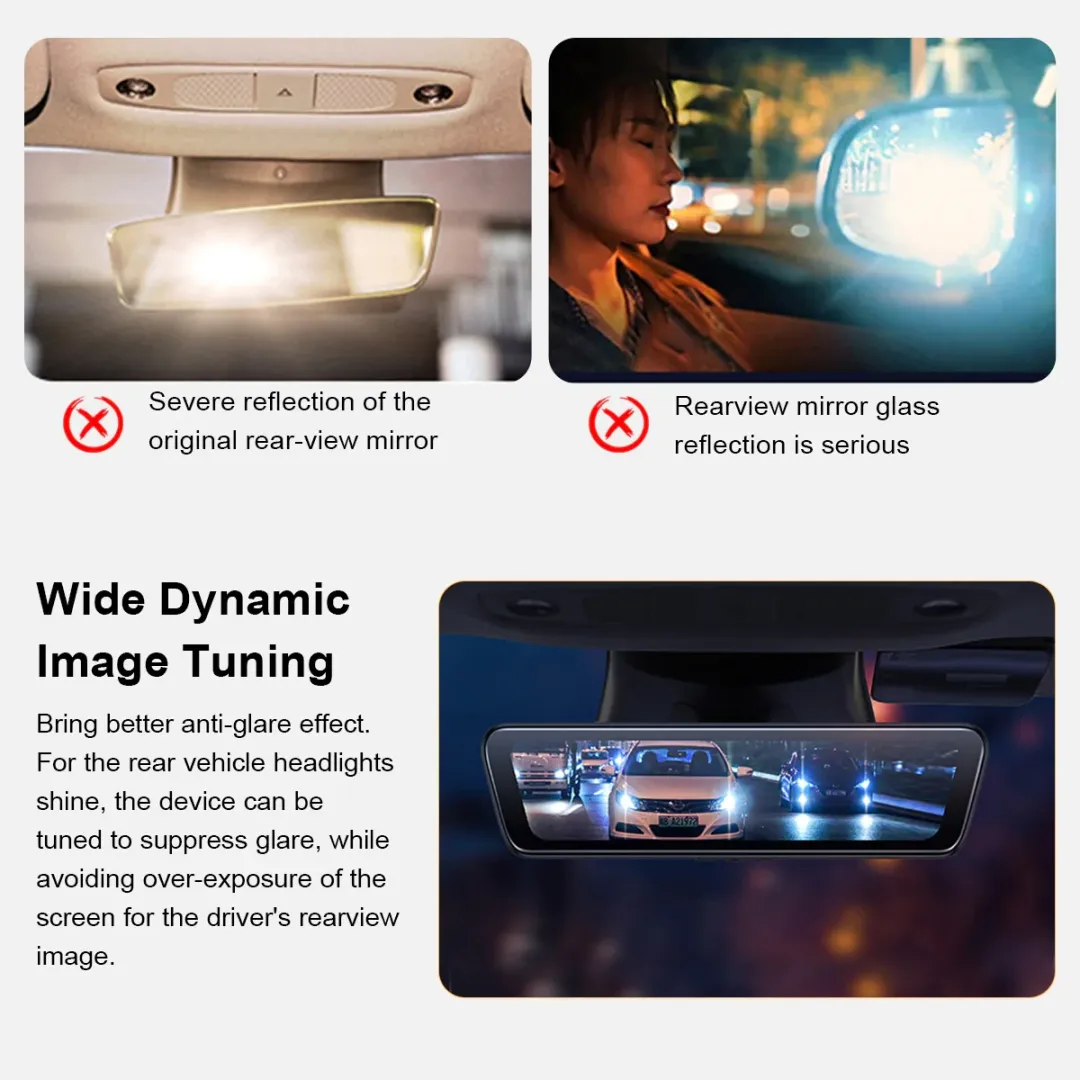 Model 3/Y 8.2” Live Streaming Rear View Mirror with Chassis Camera – TESMAG
