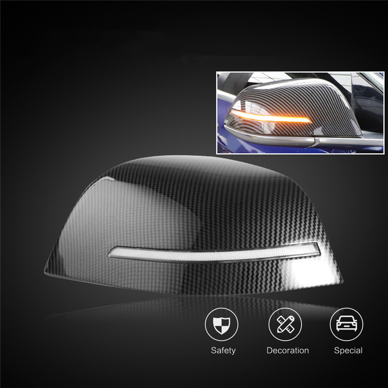 Rearview Mirror Replacement Parts for Tesla Model 3/Y With Turn Signal ...