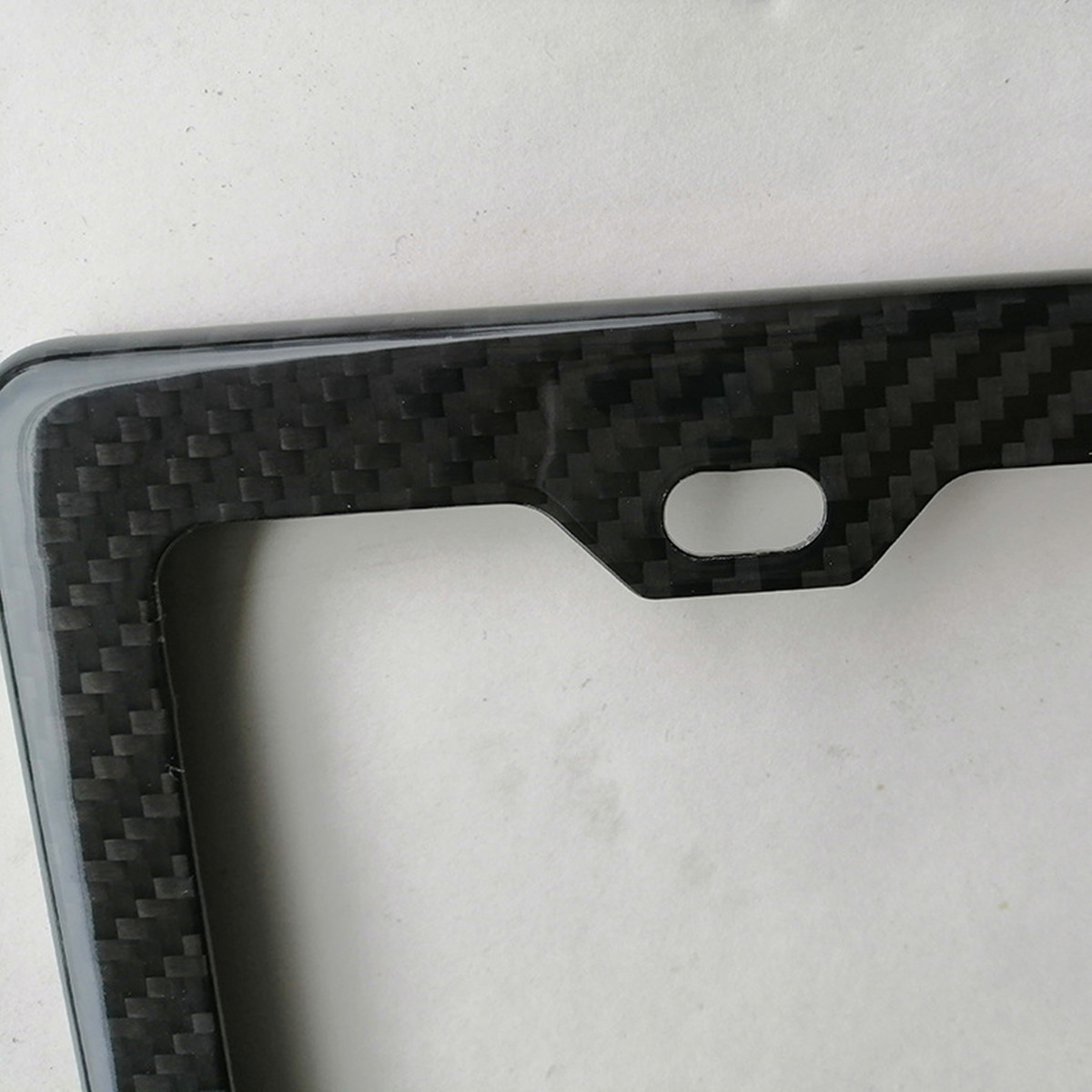 Carbon fiber license plate holder for the Tesla model 3/Y