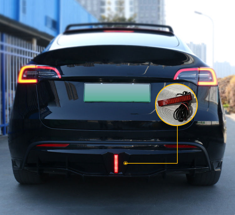 Rear Diffuser for Tesla Model 3/Y with LED Lights – TESMAG