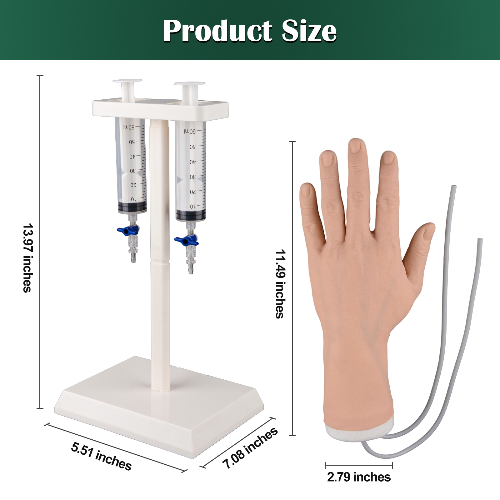 IV Practice Hand Kit for Nursing Students, Light Skin – Ultrassist