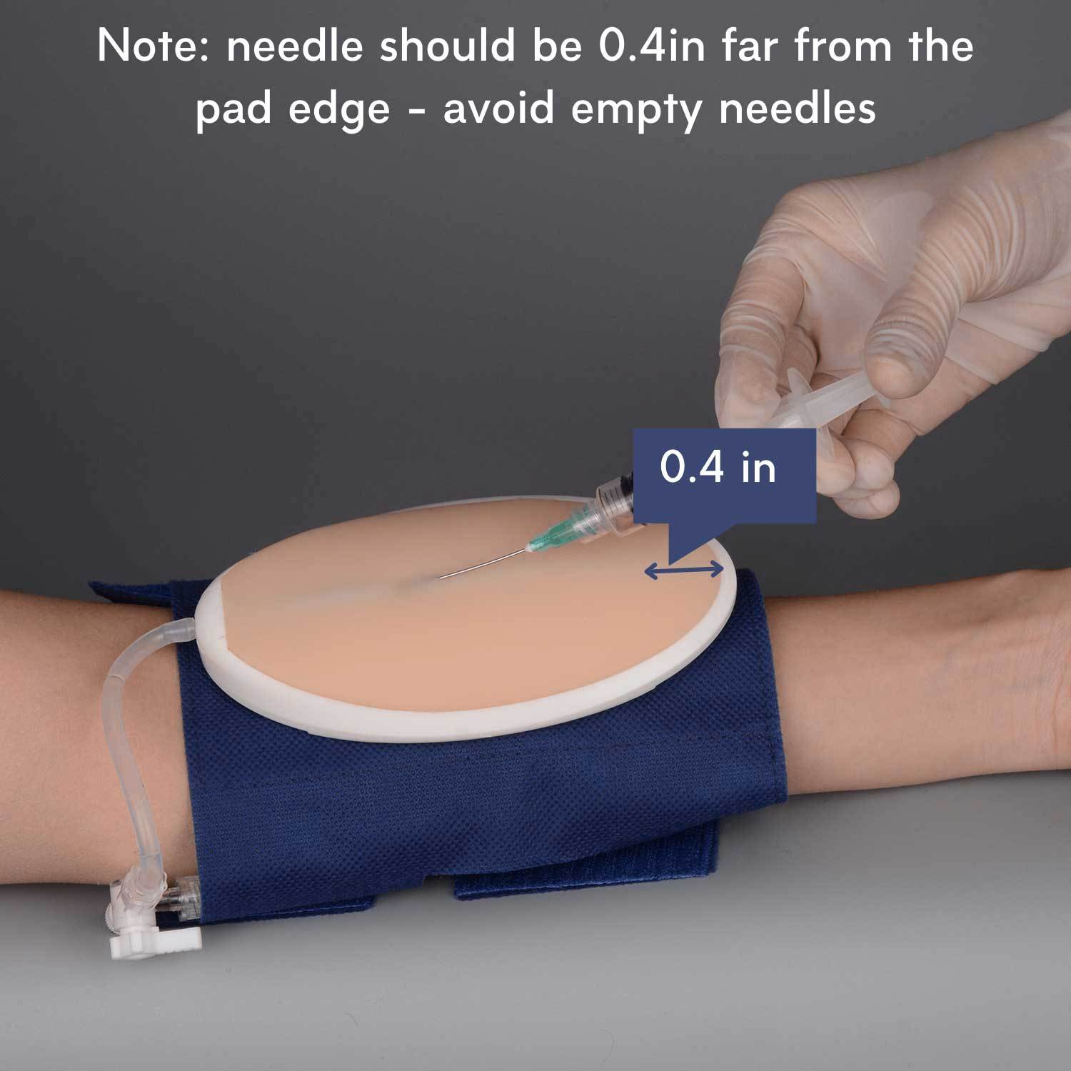 Wearable Forearm IV Insertion Practice Kit (Integrated Flow Model ...