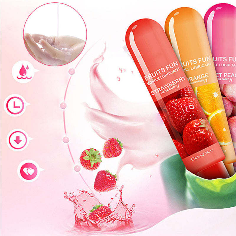 Fruits Flavor Water Based Edible Lubricants