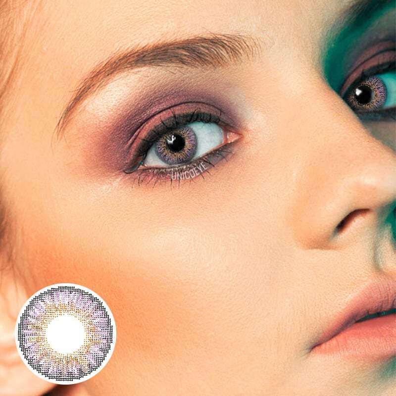 Star Amethyst Contact Lenses