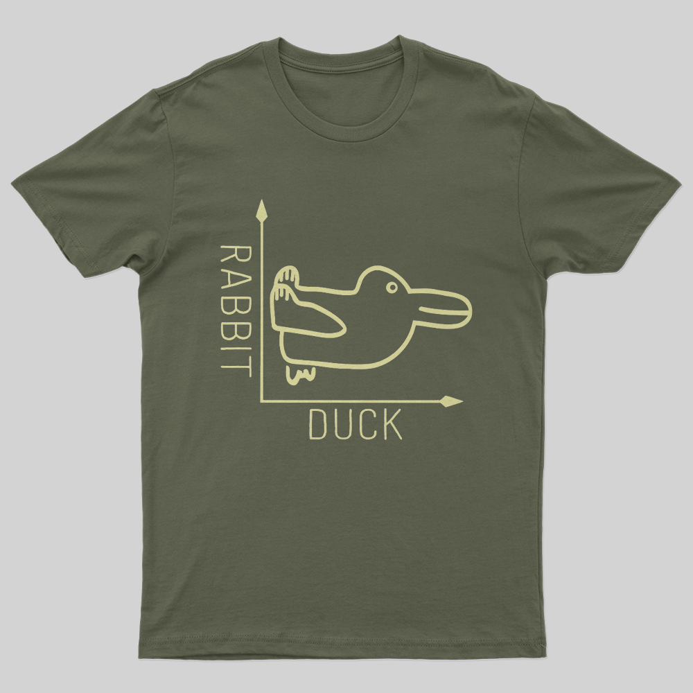 Rabbit or Duck T-Shirt-Geeksoutfit