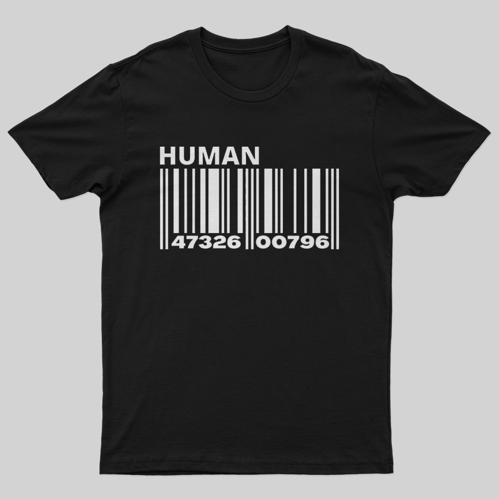 Human Barcode T-Shirt-Geeksoutfit