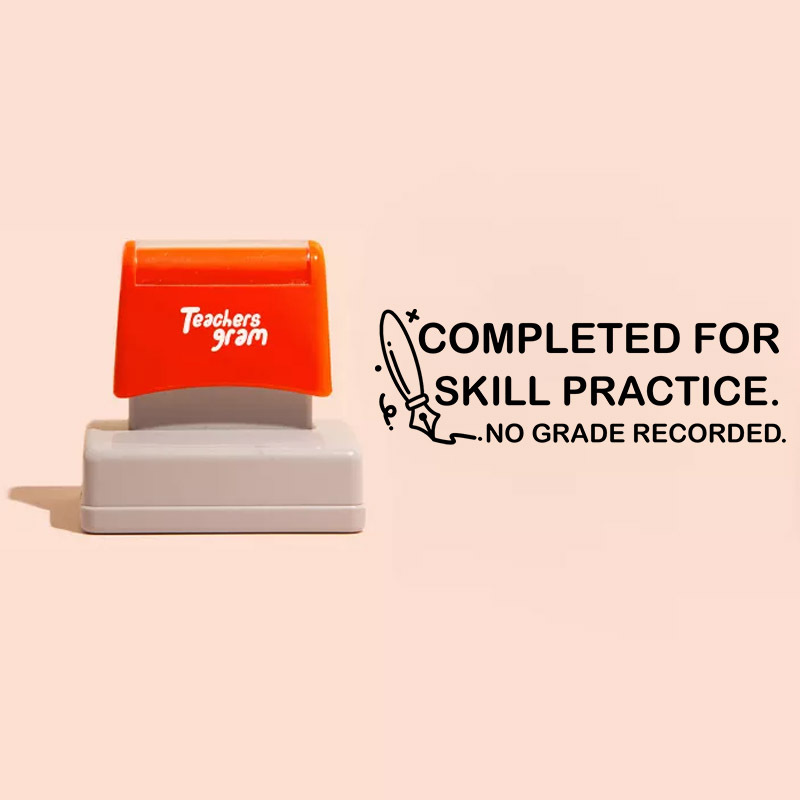 Completed Skill Pratice Rectangle Stamp-Teachergive