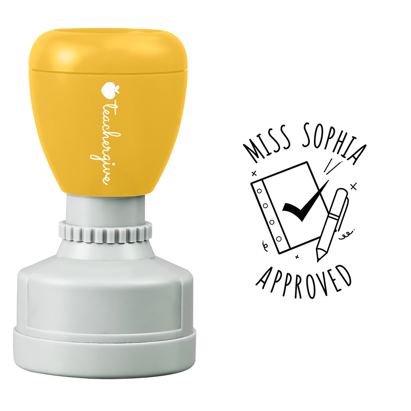 Personalized Approved Teacher Stamp