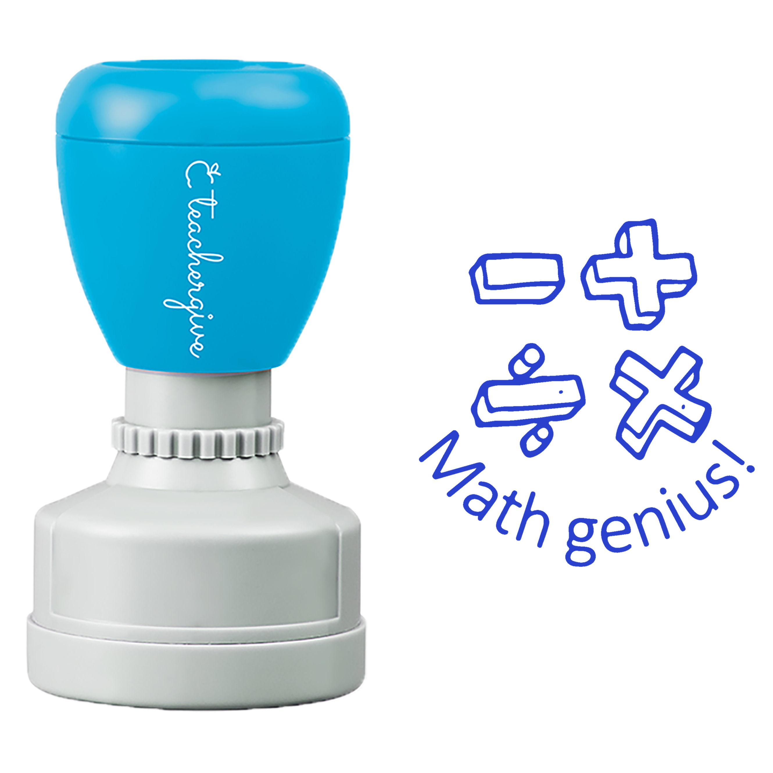 Teachergive | Math Genius Stamp-Teachergive
