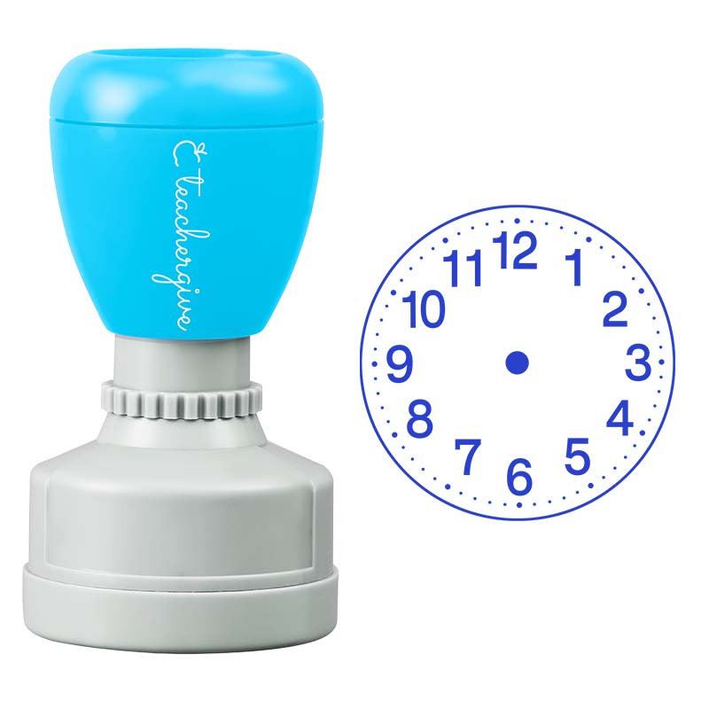 Cute Clock Teacher Stamp-Teachergive