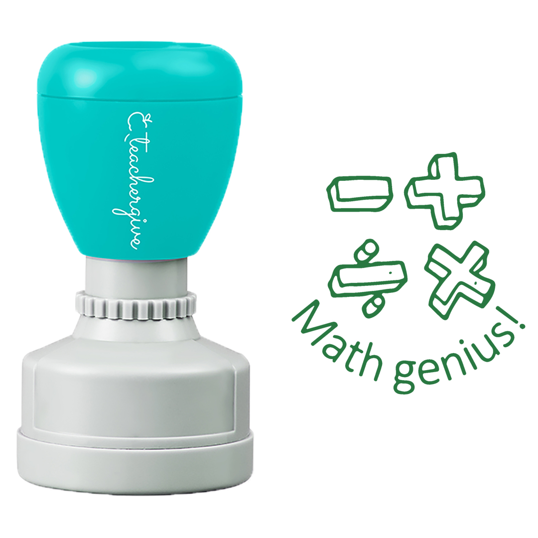 Math Genius Stamp