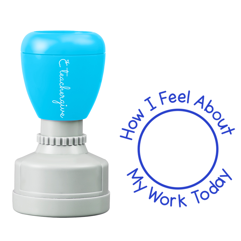 Teachergive | How I Feel About My Work Today Stamp-Teachergive