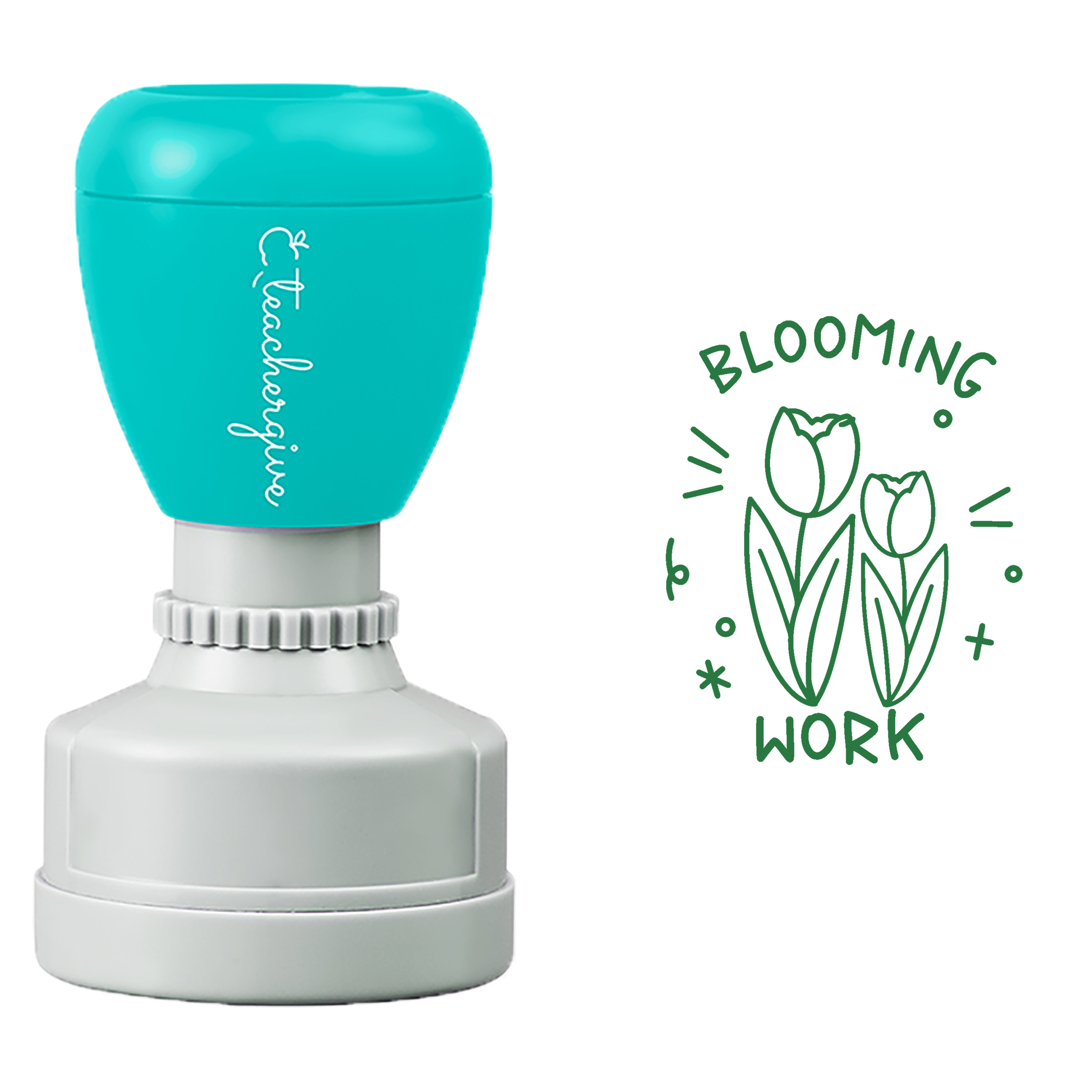Teachergive | Blooming Work Stamp-Teachergive