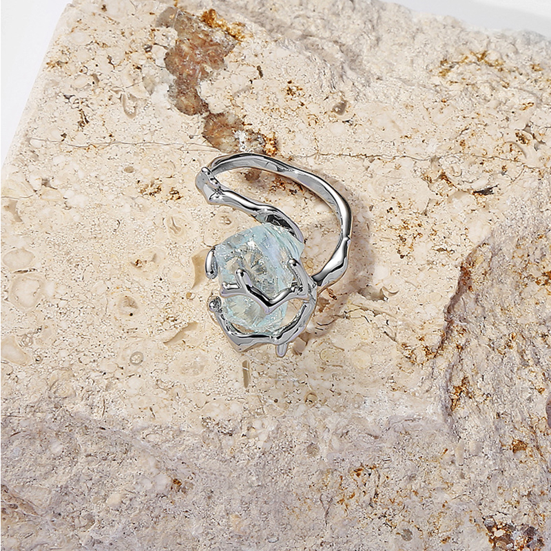 Ice Blue Gem Ring