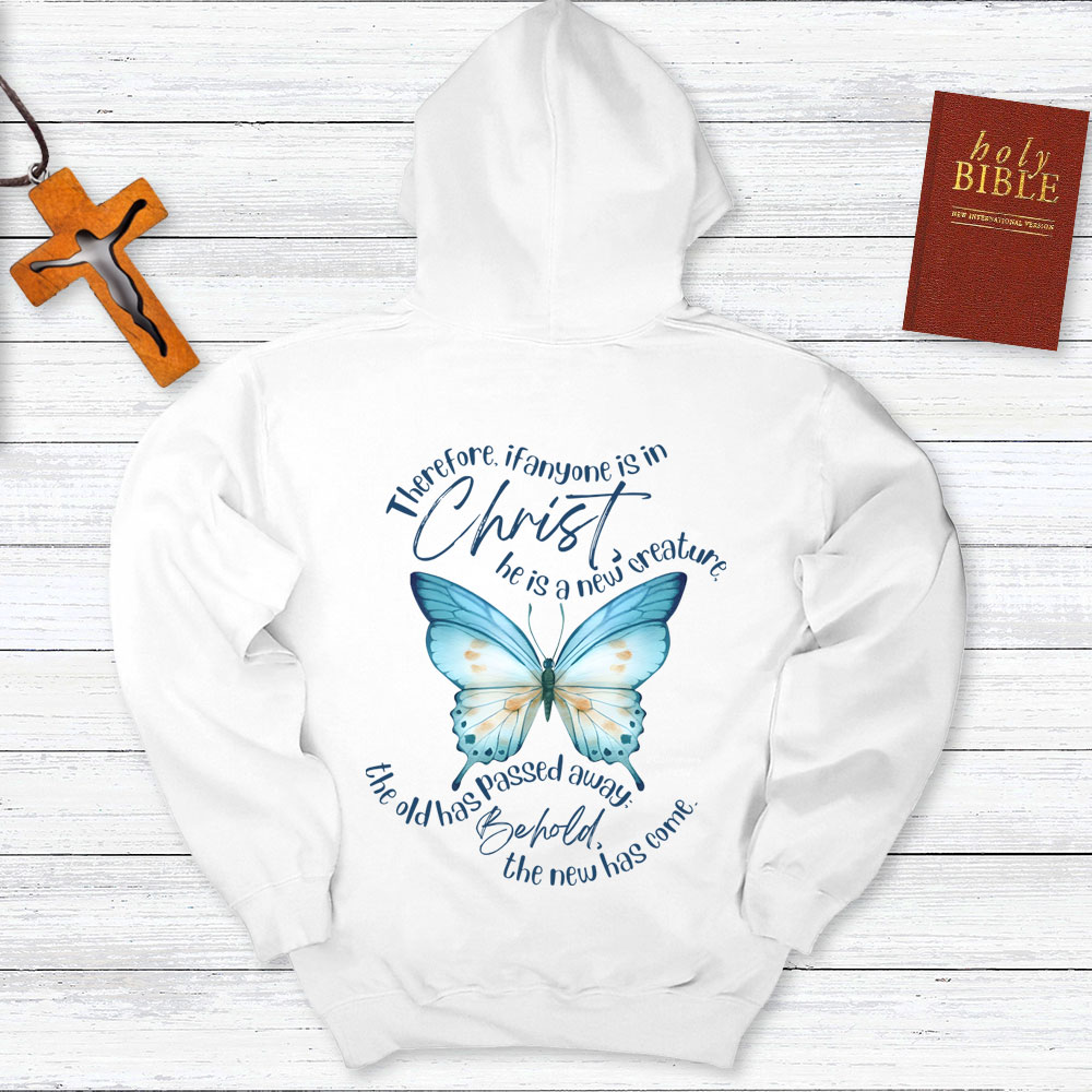 2 Corinthians 517 Bible Verse Hoodie Sale - GuidingCross