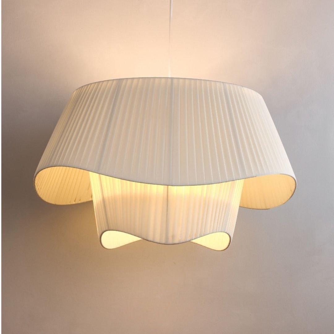 Modern French Cream Style Master Bedroom Pendant Light Ins Skirt ...