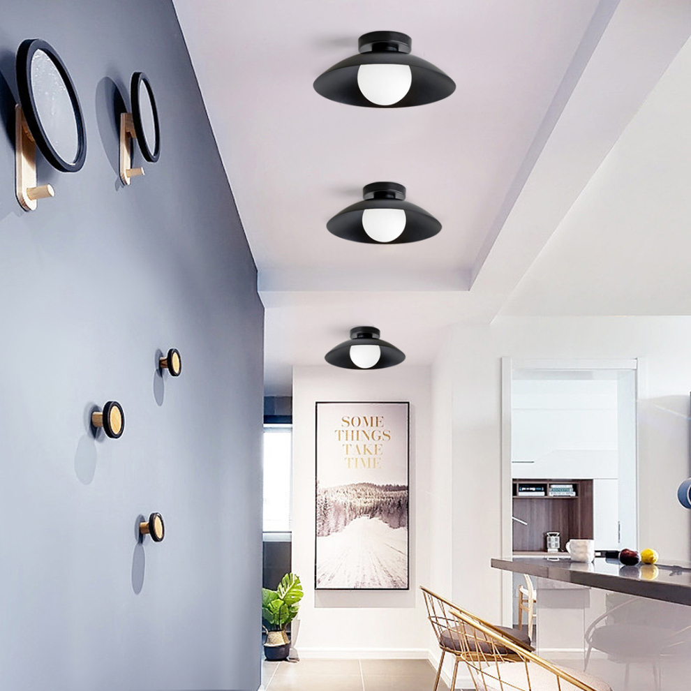 Medieval Cream Style Creative Warm Simple Modern Balcony Ceiling Lamp ...