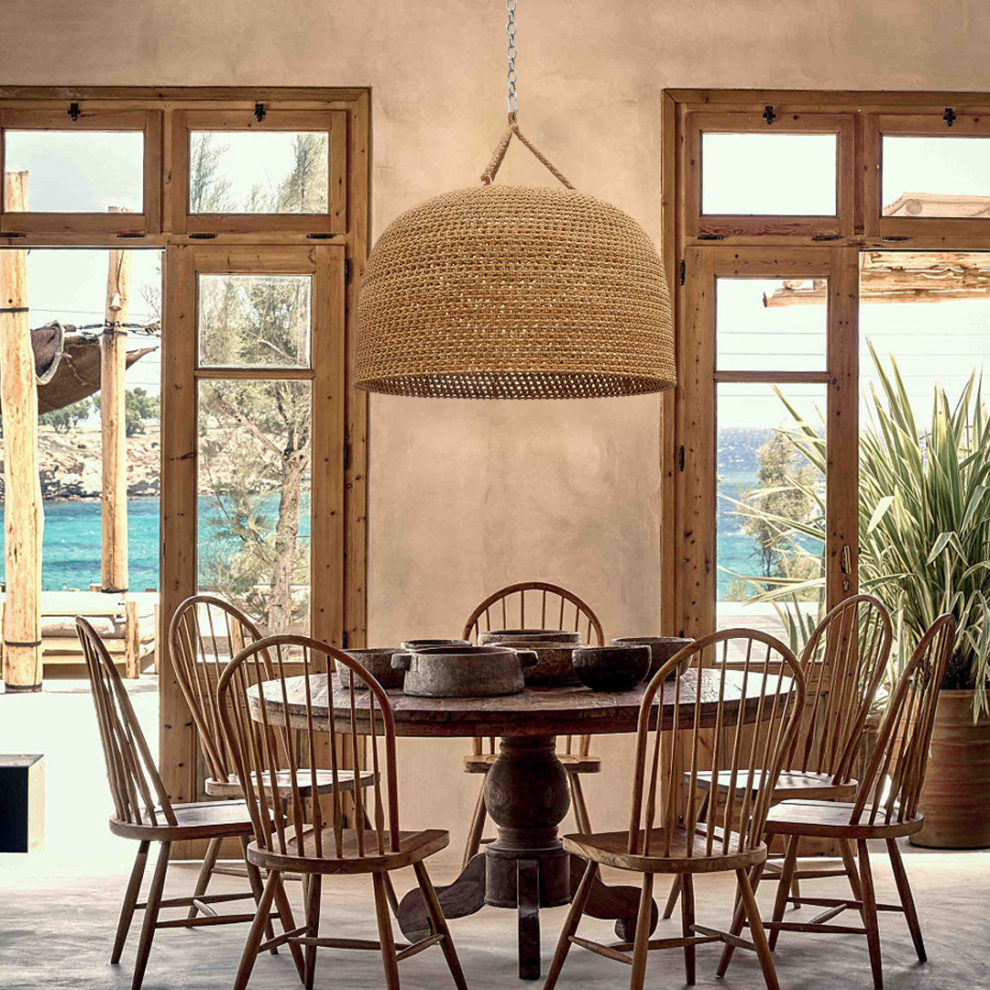 Japanese Wabi-Sabi Restaurant Rope Pendant Light by Labpiecesign ...