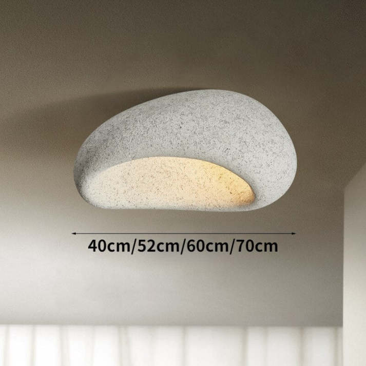 Wabi-sabi Style Resin Ceiling Lamp Japanese Style Master Bedroom ...