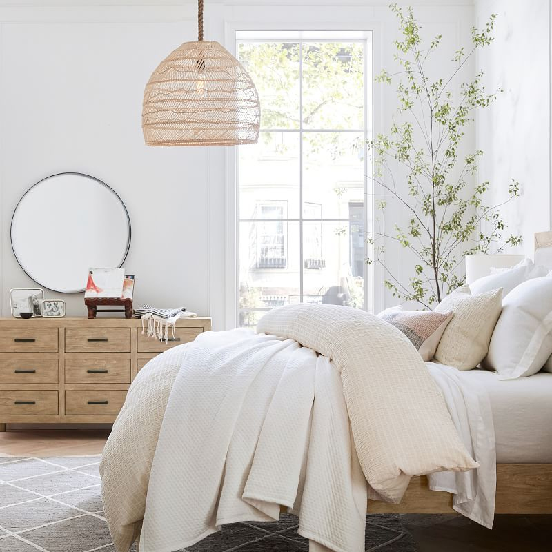 Rattan Hanging Light Shades Pendant Lamp for Living Room – LabPieceSign