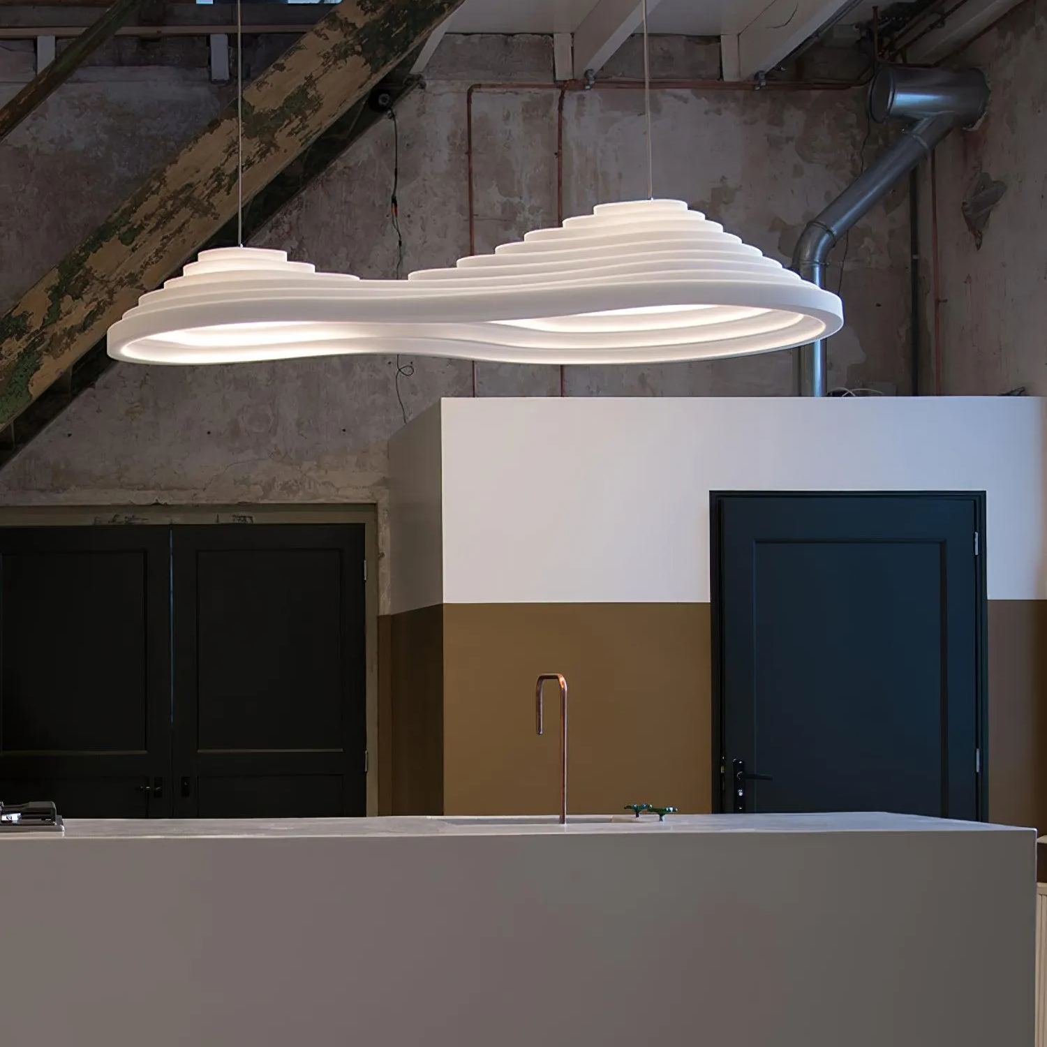 Rice Field Acoustic Acrylic Lamps-labpiecesign