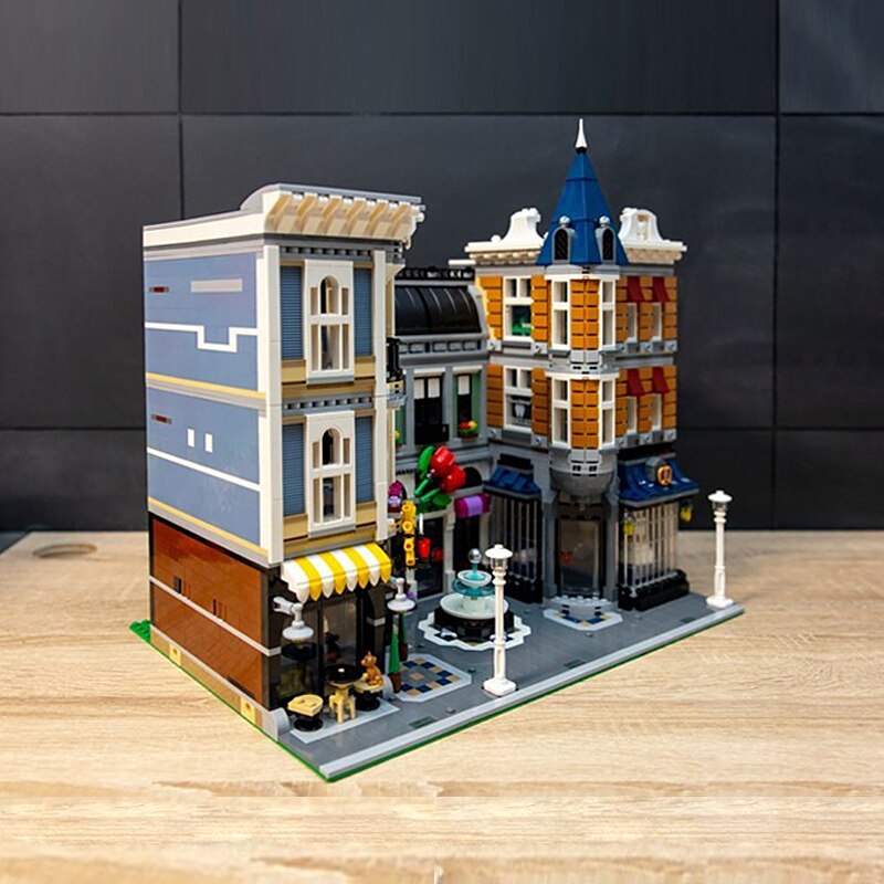 Street View 15019 Modular Buildings Assembly Square Model 10255 City ...