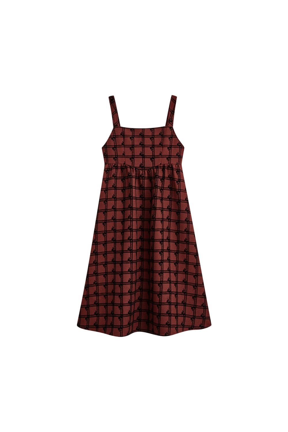 Vintage red plaid strappy dress – KUOSE.com Vintage red plaid strappy dress – KUOSE.com