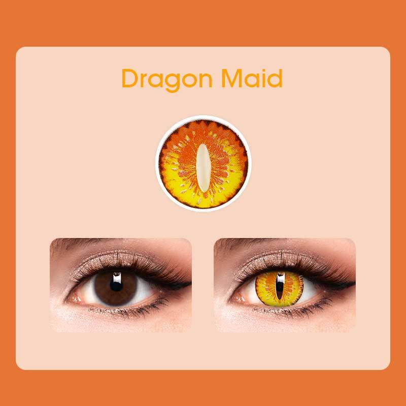 dragon maid contact lenses