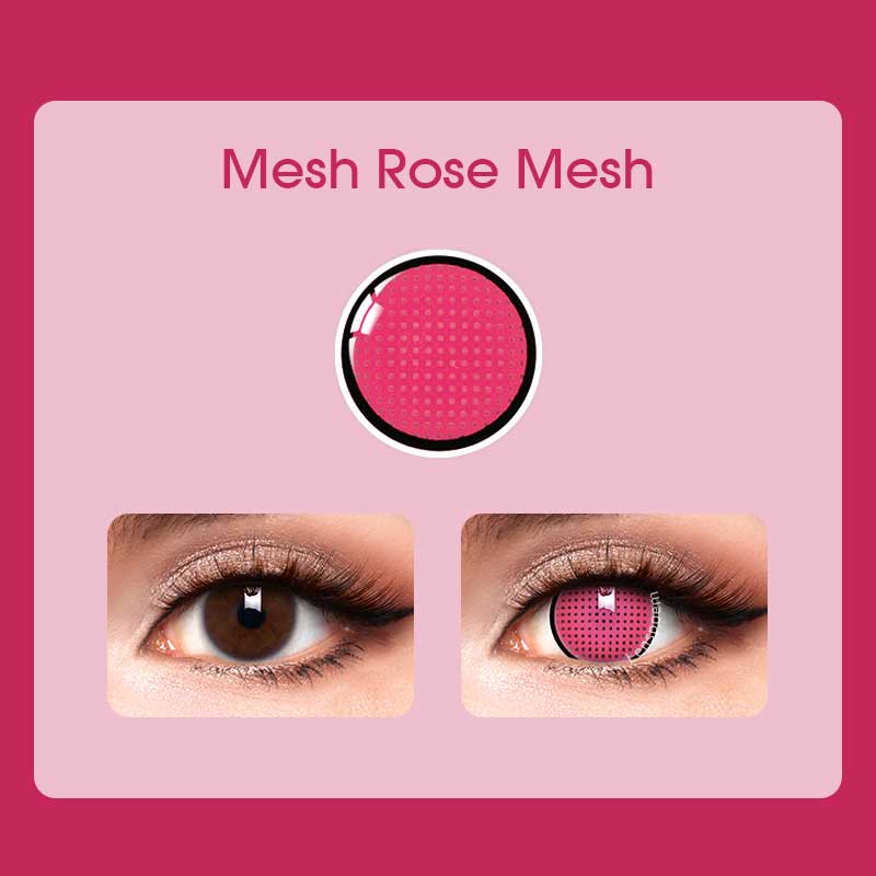 rose mesh contact Lenses