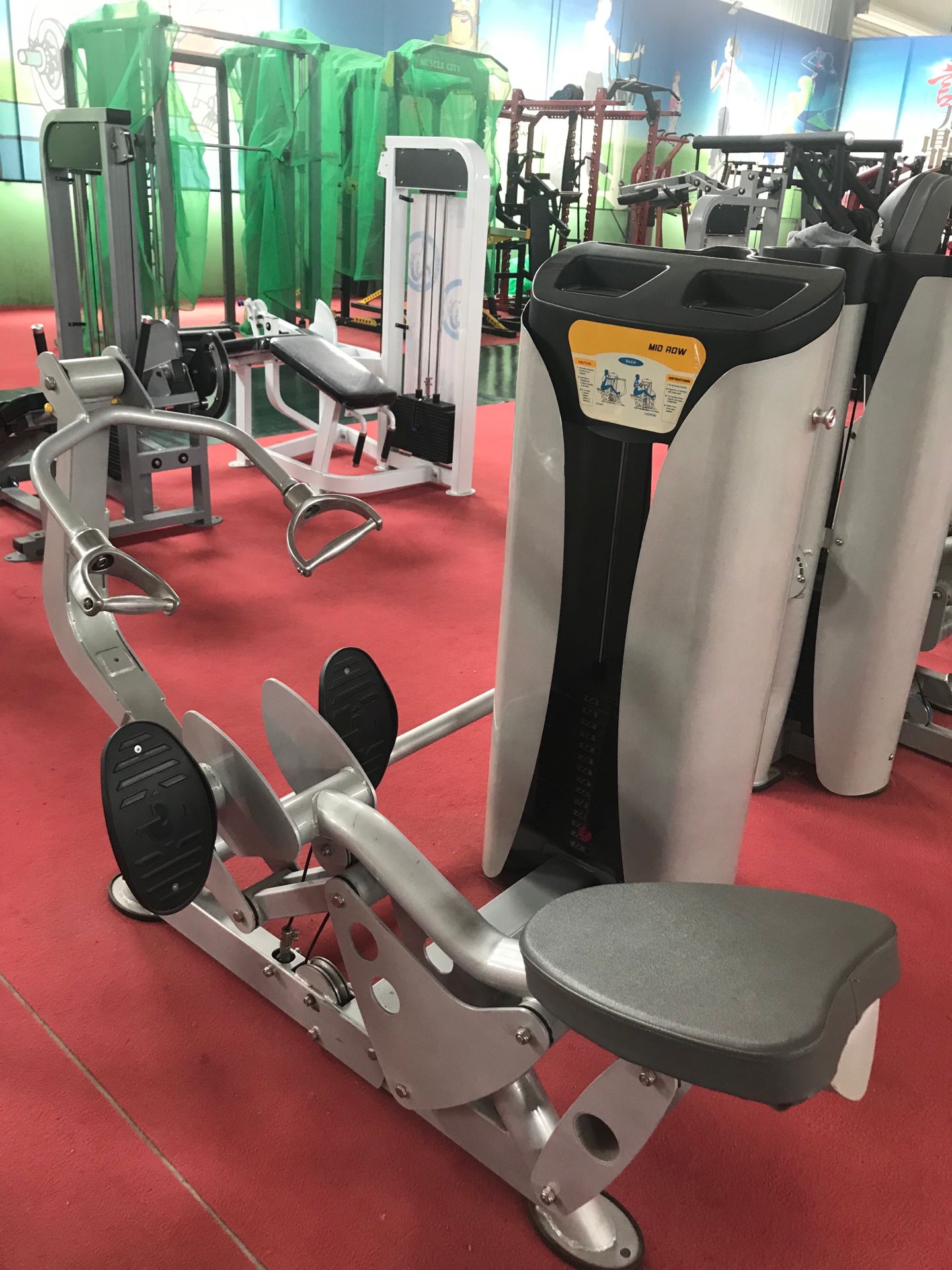 Commercial Seated Mid Row-Kingace Fitness