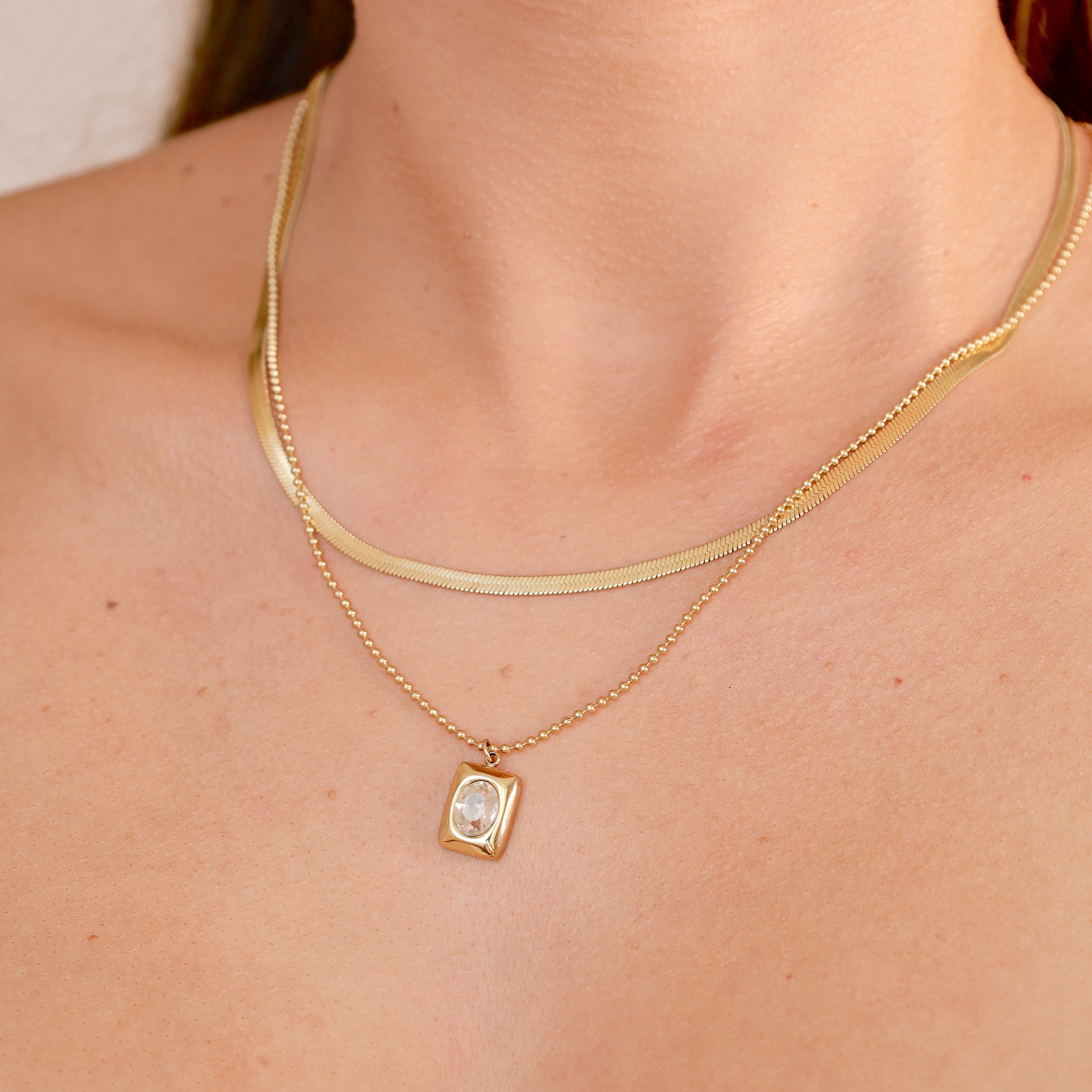 Double Ana necklace 💧 – MiaBelle