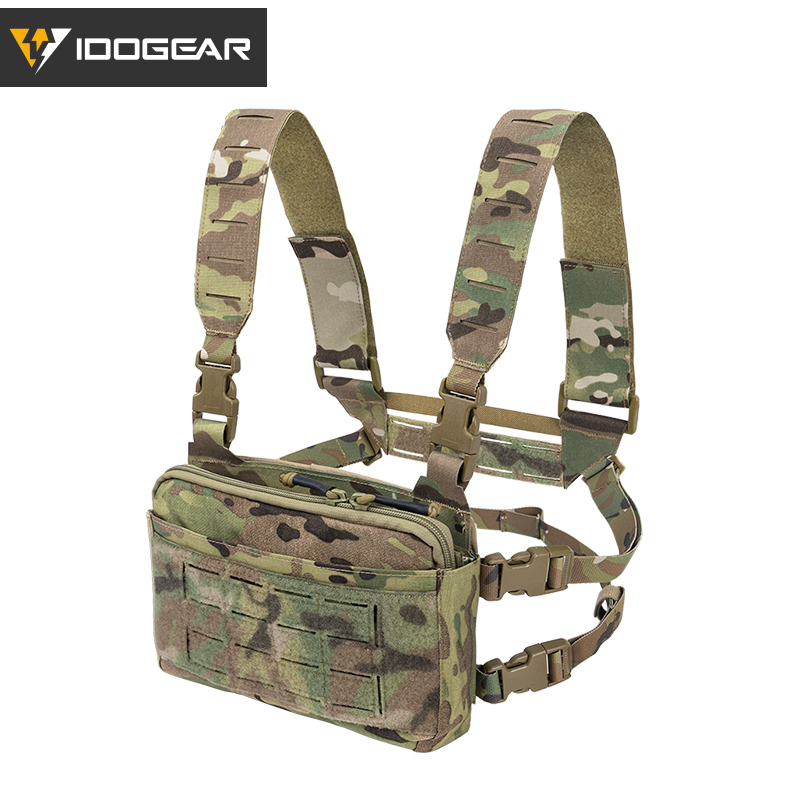 IDOGEAR KGR Tactical Chest Rig Multicam Lightweight For Airsoft Genuine ...