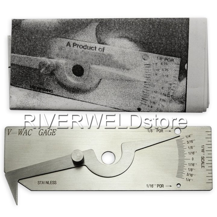 V-WAC Single Weld Gage Inch Inspection Gauge