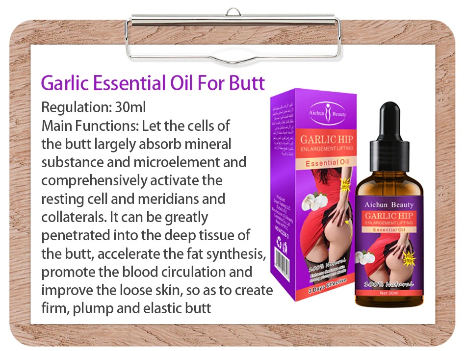 Garlic Rich Buttocks Essence Oil Effective Hip Lift Up Fiitobeauty